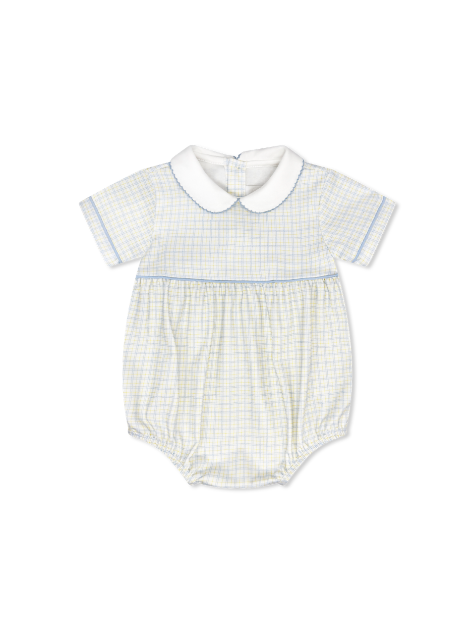 Baby Bea Bubble - Cornflower Check – Lullaby Set