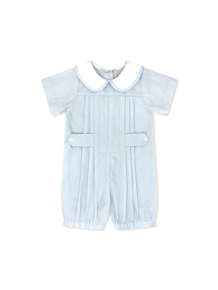 Andrew Bubble - Baker Blue Minigingham – Lullaby Set